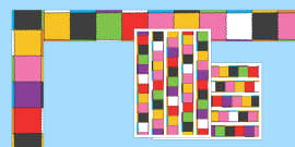 Patchwork Display Lettering to Support Teaching on Elmer