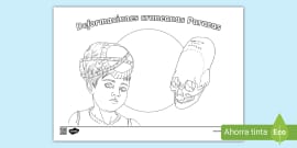 Ficha de actividad: El Huáscar para colorear | Twinkl