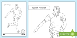 Jude Bellingham Colouring Sheet (l'enseignant a fait)