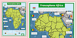 👉 French Speaking Countries in Africa Activity Pack | Twinkl