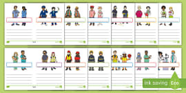 People Who Help Us Worksheet | Fill In The Blanks