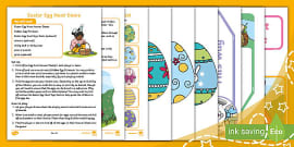 Planning an Easter Egg Hunt Worksheet / Worksheet - Twinkl