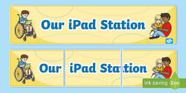 Tablet Rules Display Posters (teacher made) - Twinkl