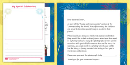 Celebrations Mind Map Worksheet (teacher made) - Twinkl