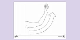 Child's Arm Colouring | Colouring Sheets