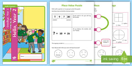 Year 2 Summer Themed Maths Activity Booklet (teacher made)