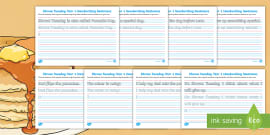 Harmony Week Year 1 Handwriting Worksheet - English