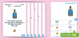 Changing My Tampon Social Situation (teacher made)