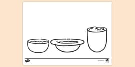 Bowl of Porridge Colouring Page | Colouring Sheets