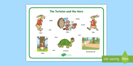The Tortoise and the Hare Story Sequencing Cards - stories, books