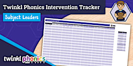 Twinkl Phonics Screening Tracker- Primary Resources