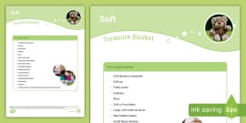 Natural Resources Treasure Basket Ideas (teacher made)