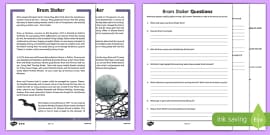 Oscar Wilde Comprehension Activity Week Twelve Homework