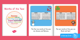 Months of the Year PowerPoint (teacher made)