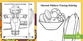 Counting to 10 Harvest Worksheet