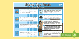 FREE! - KS2 Stone Age Timeline Teaching Pack - Primary Resource