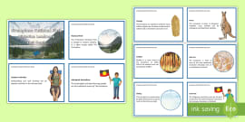 Australian States and Territories Quiz Cards (teacher made)