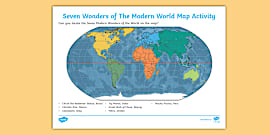 The Seven Wonders of the World Word Search