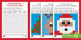 Christmas Phase 5 Phonics Mosaics (teacher made)