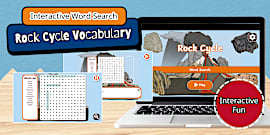 Rocks and Minerals Word Search – Geology Vocabulary Activity