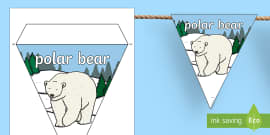 Polar Bears Display Banner (teacher made) - Twinkl