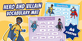 KS2 Design a Villain Worksheet - Twinkl