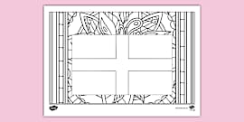 Brazil Flag Mindfulness Colouring Sheet