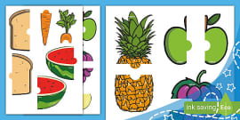Fruits and Vegetables Sorting Mats Worksheet (teacher made)