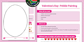 Valentine's Day Finger Painting Fine Motor Skills Activity