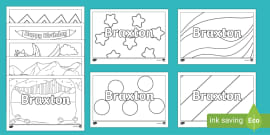 FREE! - Sienna Name Simple Colouring Activity Sheets