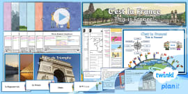 France Factsheet Writing Template (teacher made)
