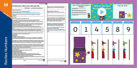 EYFS Maths: Recite Numbers Within 10 Adult Input Pack