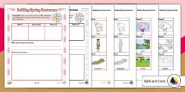 First Grade How To Build a Treehouse Writing Prompt Activity