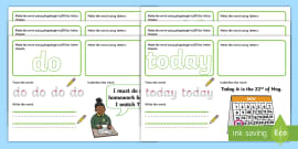 Phase 2 Phonics Tricky Words | Activity Mats - Primary