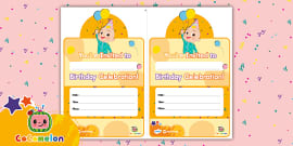 CoComelon Graduation Invitation | Twinkl Resources - Twinkl