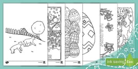 Easter Egg Mindfulness Colouring Pages (teacher made)