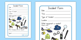 Police Word Mat (teacher made)