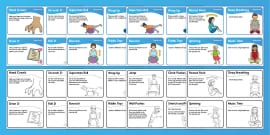 Printable Brain Break Cards (PDF) | Twinkl (teacher made)