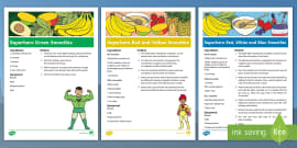 Design a Smoothie Worksheet