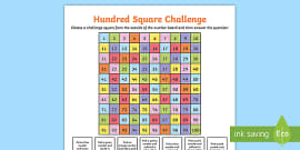 FREE! - Missing Numbers 100 Square Puzzle - Maths Resource - Twinkl