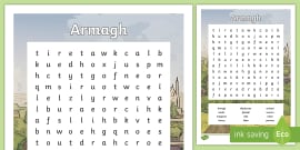 Armagh County Crest and Coat of Arms Colouring Pages