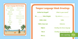 Tongan Alphabet Display Poster - Tongan Language Week