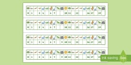 Dinosaur-Themed Addition to 10 Worksheet (teacher made)