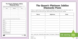 Mother Earth Diamante Poem Template (teacher made) - Twinkl