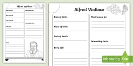 Charles Darwin KS2 Research Worksheet | Teacher-made