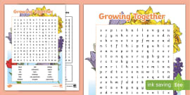 Social Skills Word Search (teacher made)