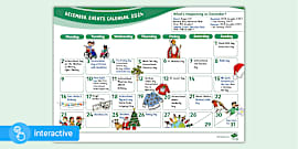 February Events Calendar (2025) (teacher made) - Twinkl