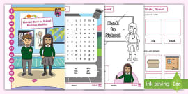 Back to School Phonics Level 2 Revision Booklet: s, a, t, p, i, n, m, d ...
