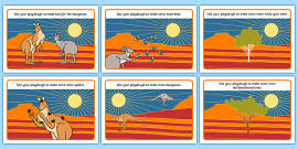 FREE! - Aboriginal Dreaming Why the Koala Has a Stumpy Tail Word Cards