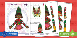 Christmas Shelf Elf Door Craft Activity (teacher made)